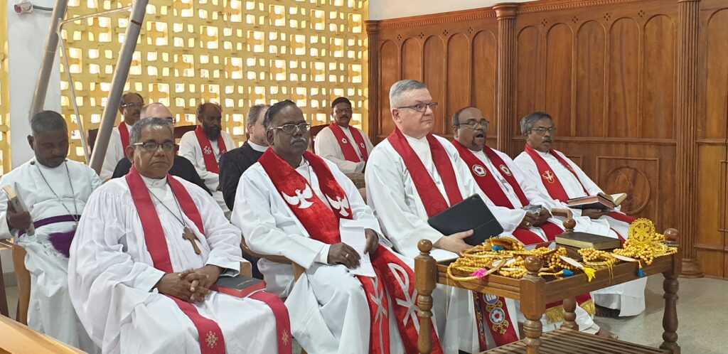 IELC -II day of pastor’s Refresher Course began with the Holy Communion ...